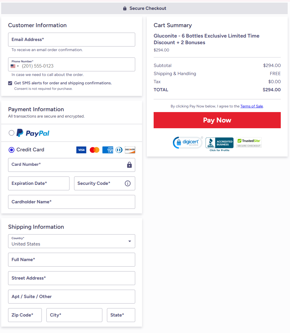 Gluconite ™ - Official Website | Support Healthy Blood Sugar Formula